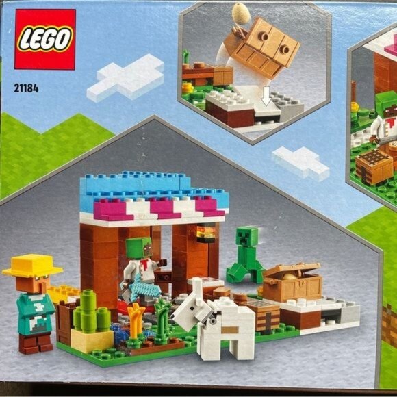 Lego | Toys | Lego Minecraft 2184 Bakery Building Set Goat Snow ...